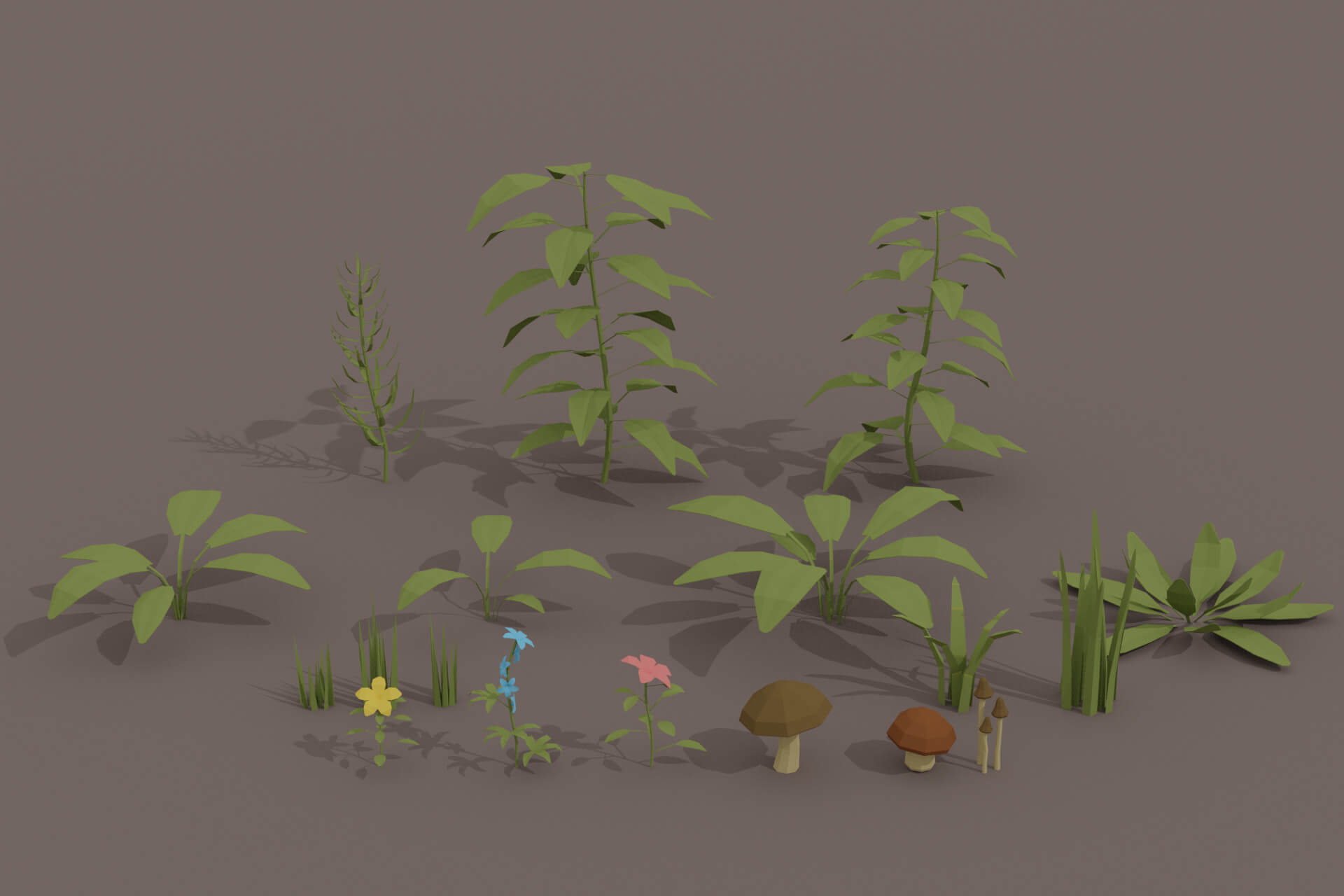 Plants LowPoly Pack - 3D Model by Tarasov3D