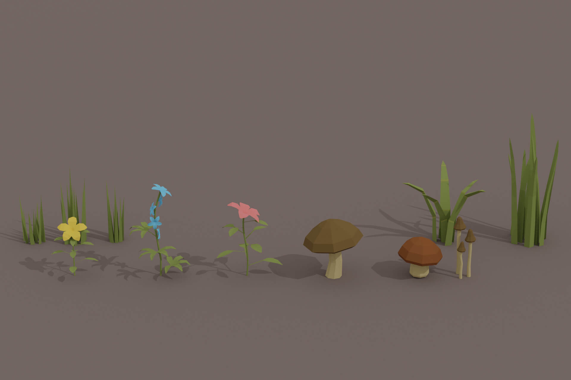 Plants LowPoly Pack - 3D Model by Tarasov3D
