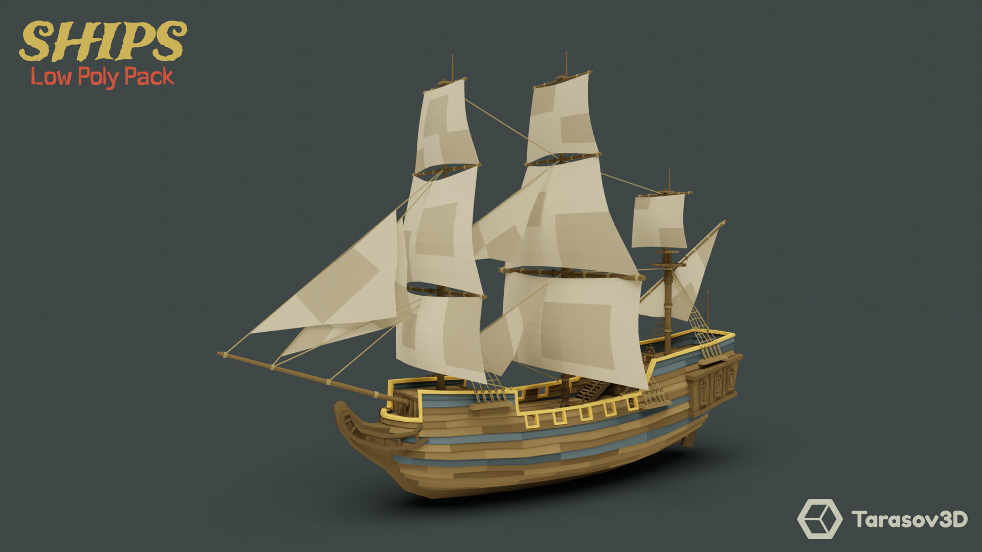 Ships LowPoly Pack - 3D Model by Tarasov3D