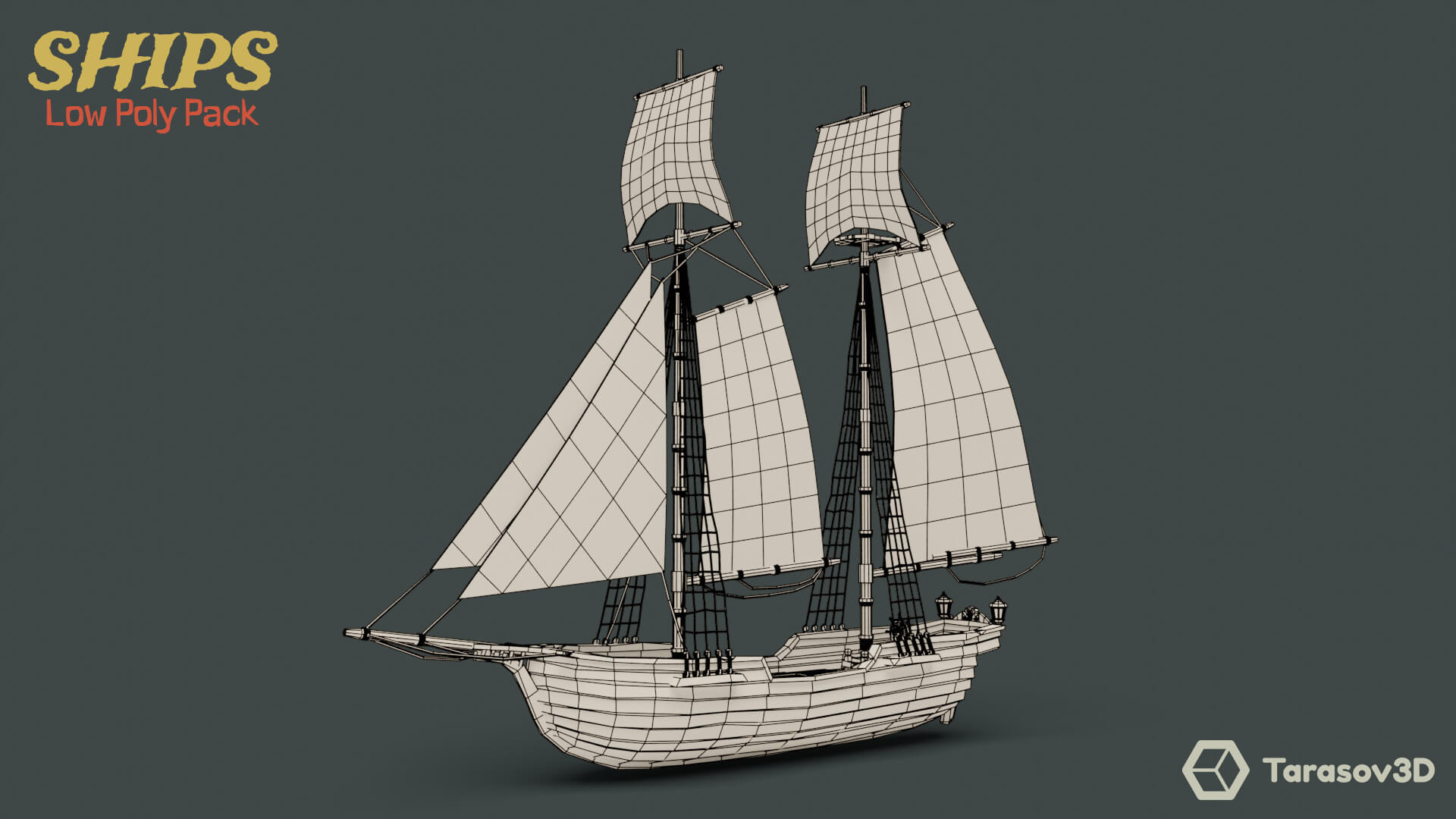 Ships LowPoly Pack - 3D Model by Tarasov3D