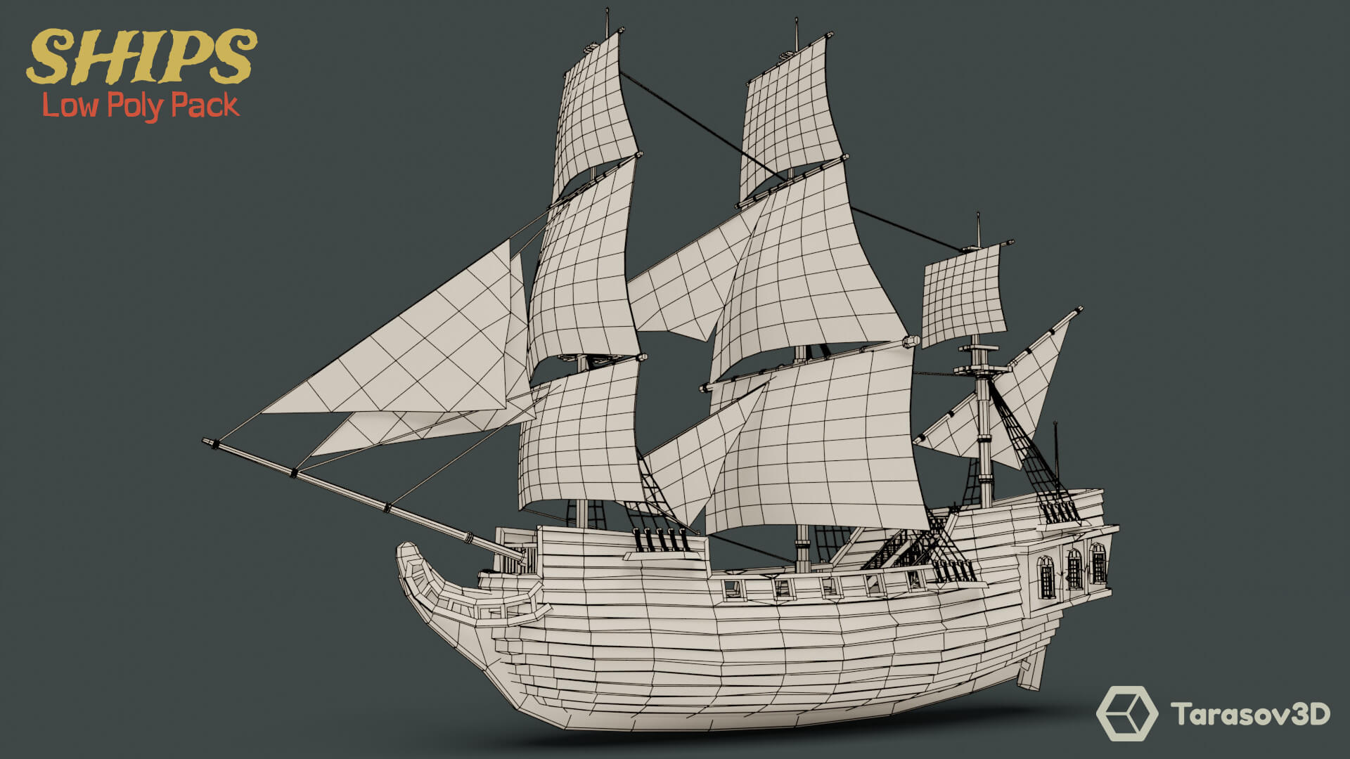 Ships LowPoly Pack - 3D Model by Tarasov3D