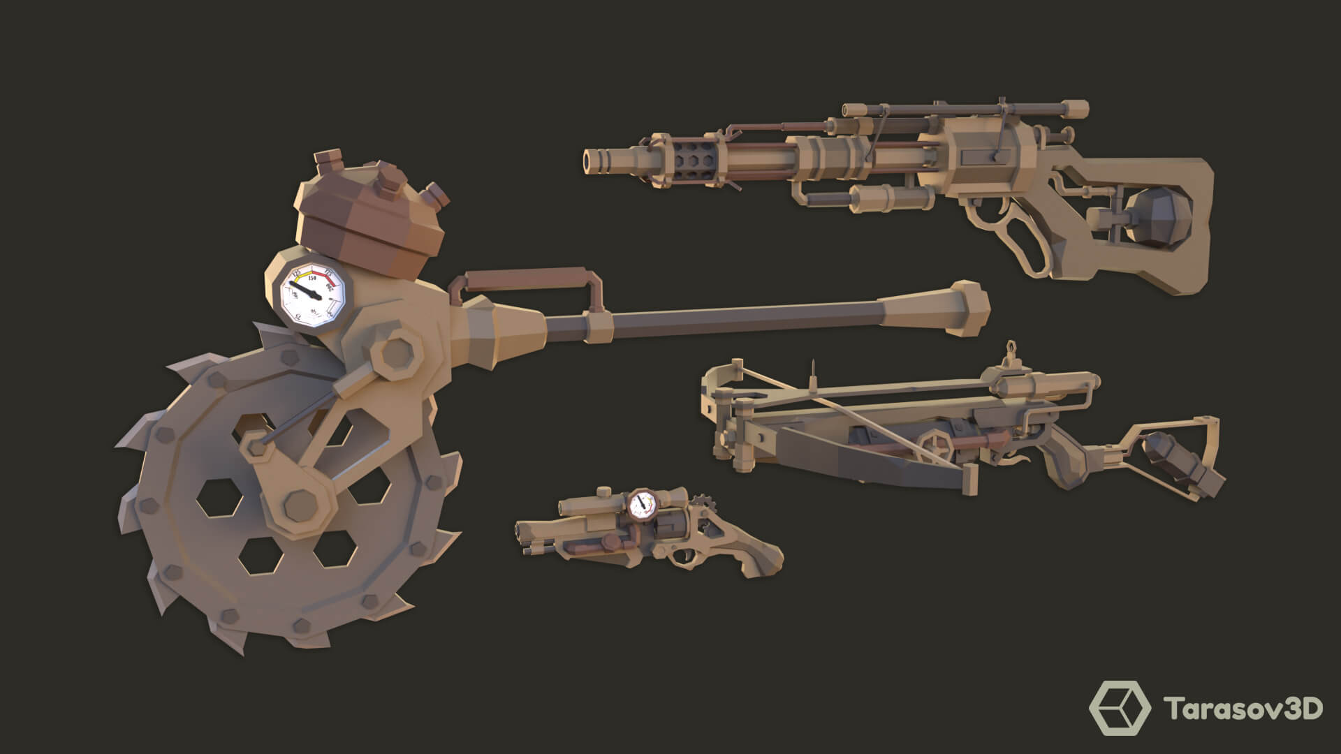 Steampunk Sword Gun