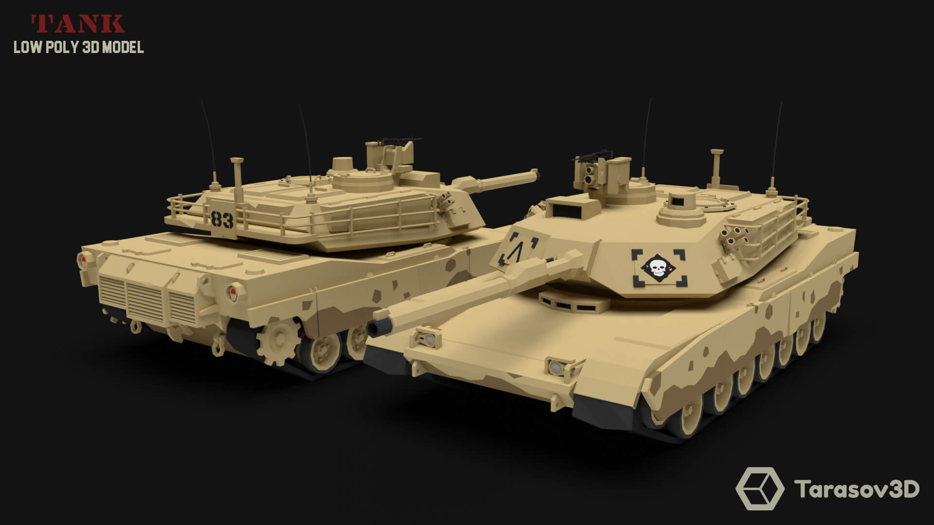 Tank - 3D Model by Tarasov3D