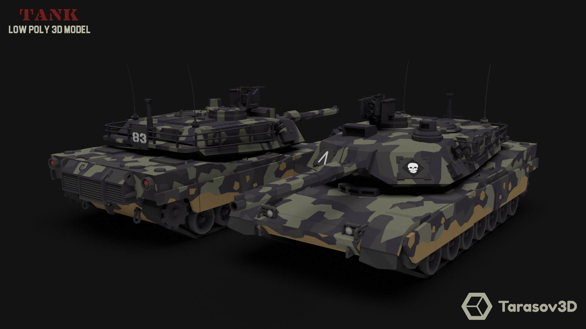 Tank - 3D Model by Tarasov3D