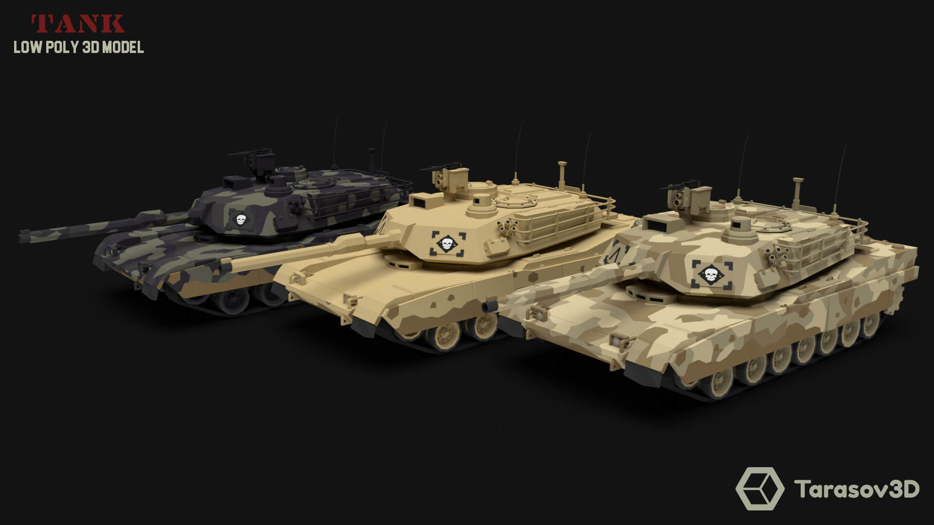 Tank - 3D Model by Tarasov3D