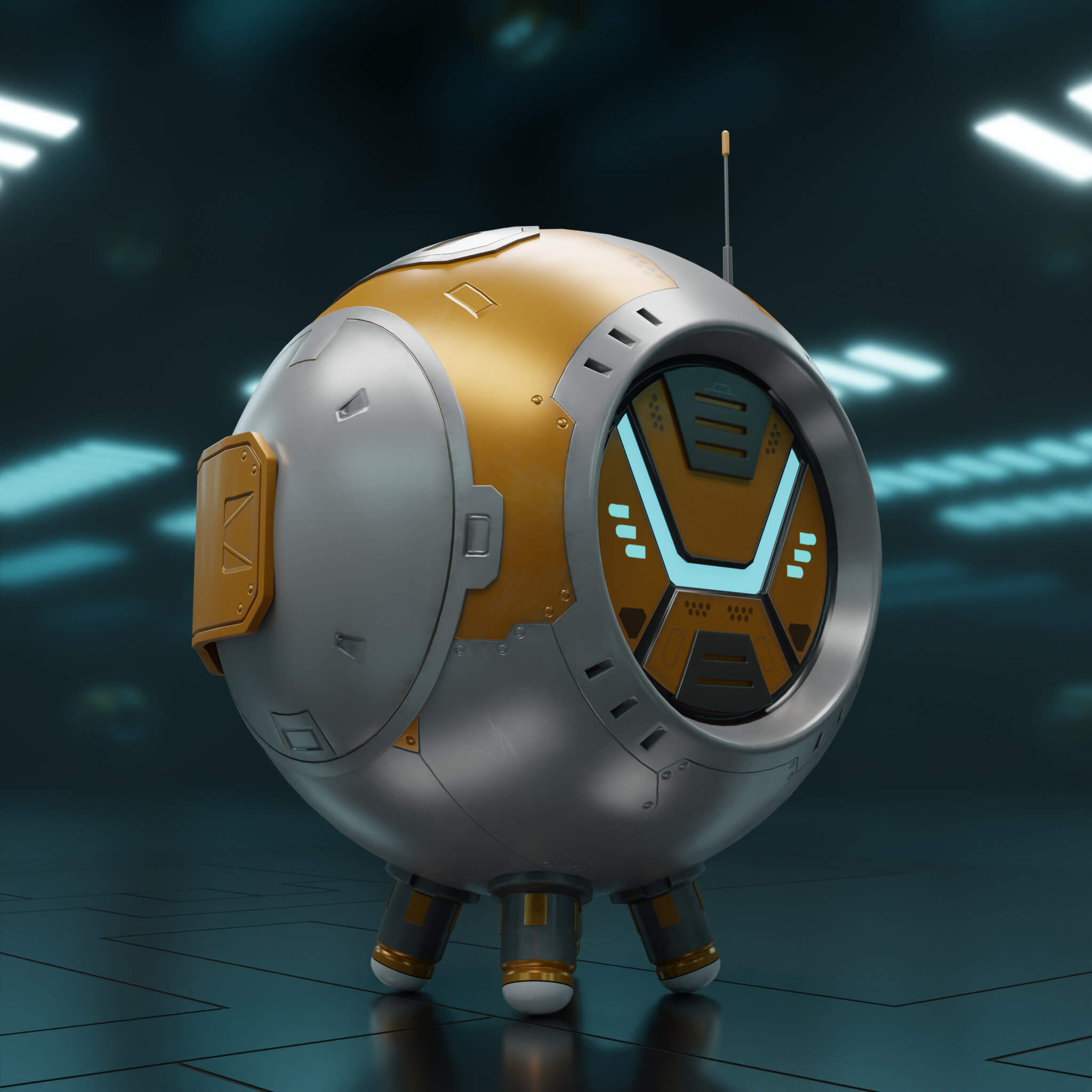 Drone 02VV - 3D Model by targetteam