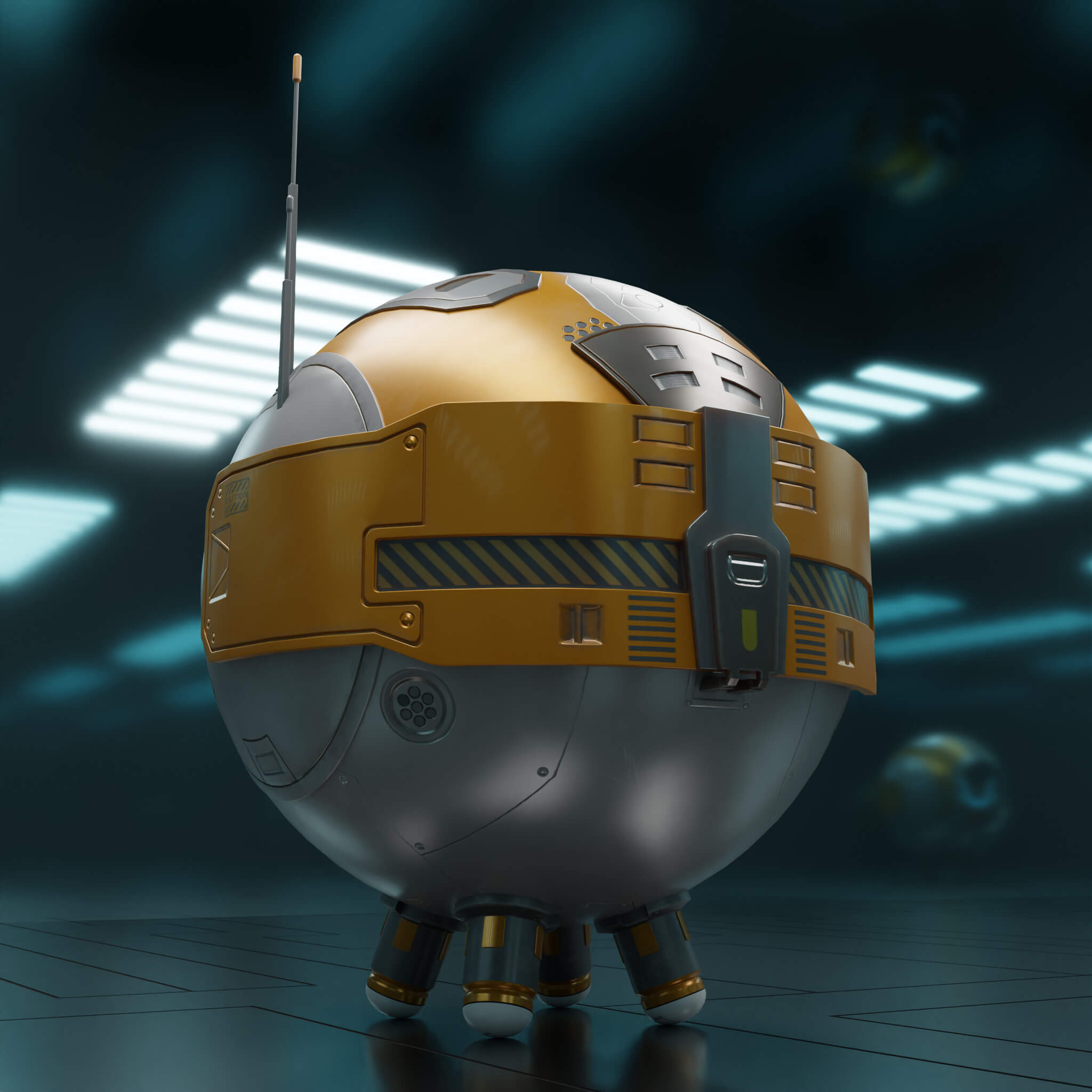 Drone 02VV - 3D Model by targetteam