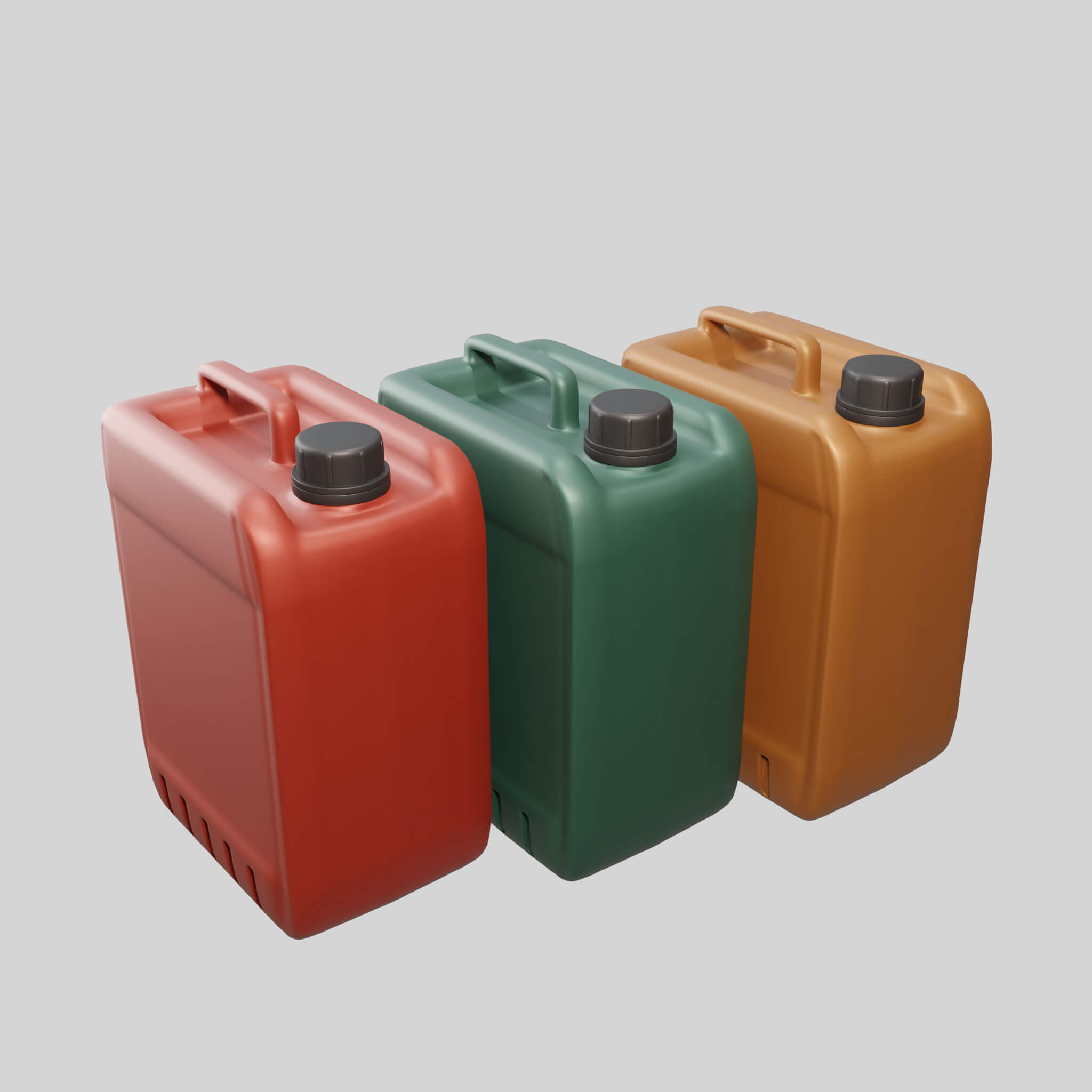 Plastic Canisters - 3D Model by targetteam