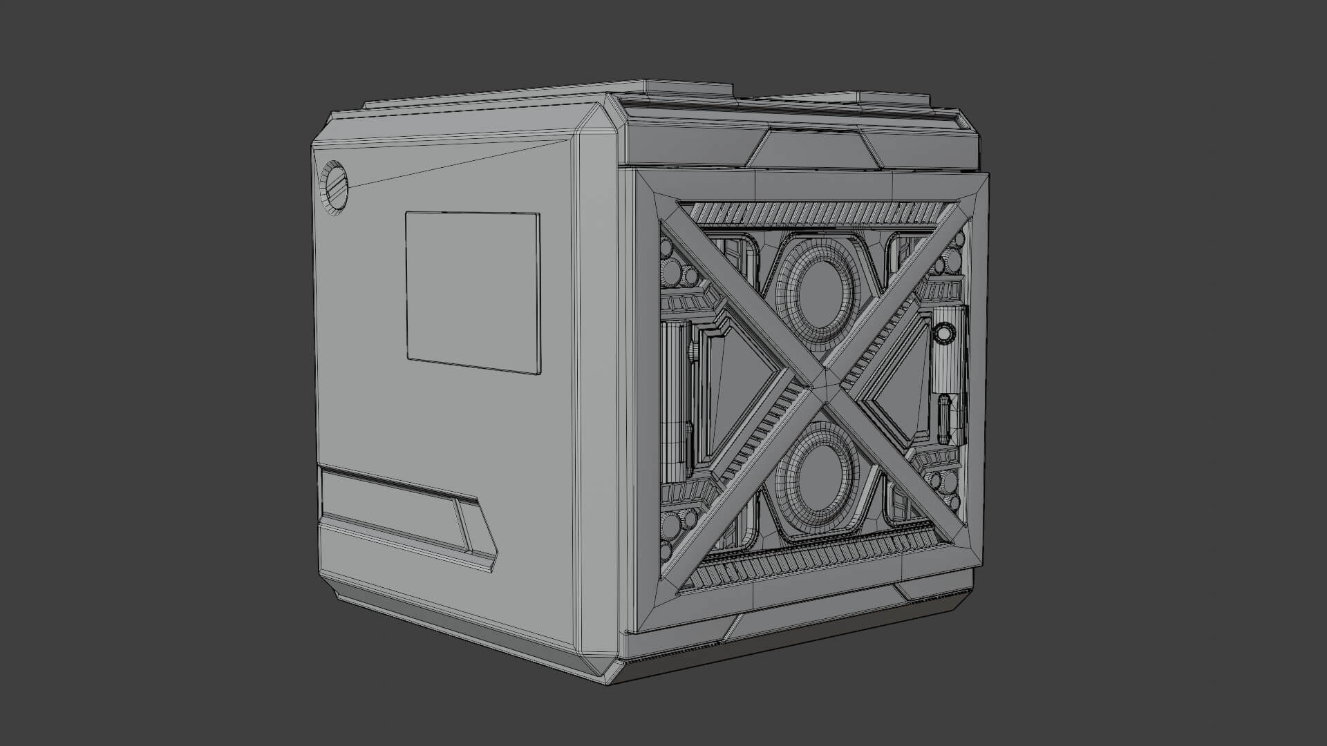 Sci-Fi Box 3D Model by targetteam