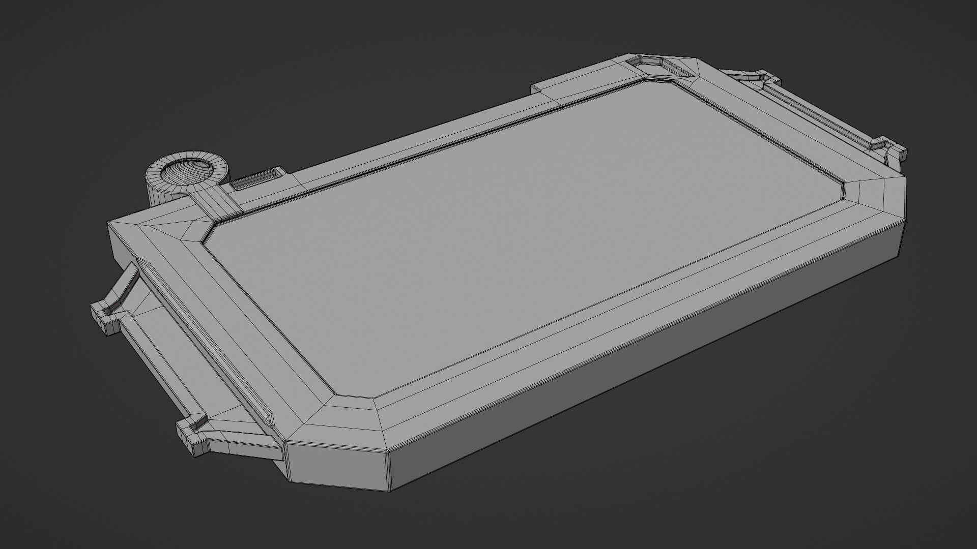 Sci-fi Tablet 3D Model by targetteam