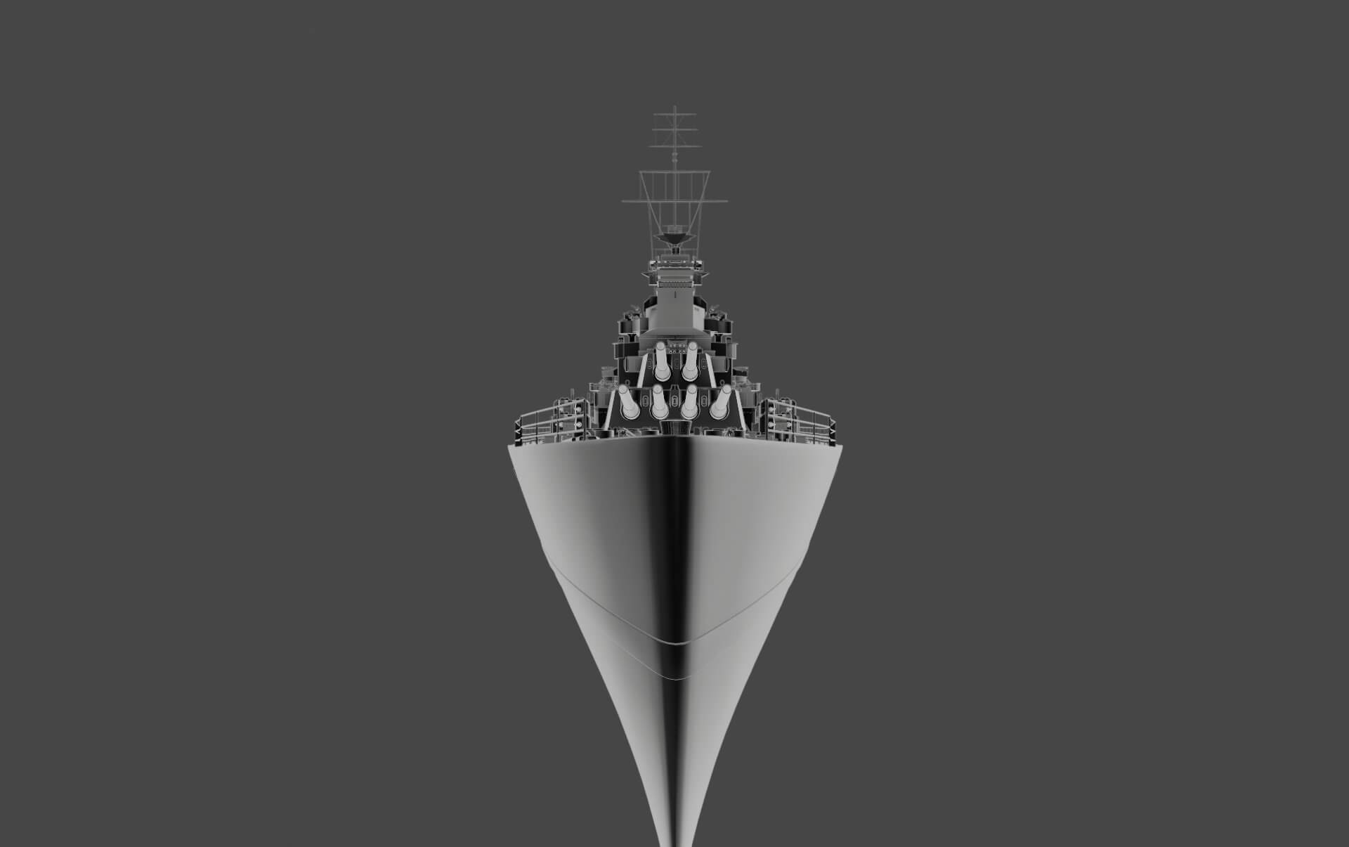 Warship - 3D Model by targetteam