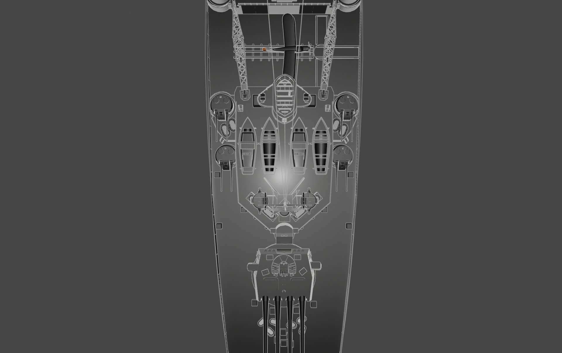Warship - 3D Model by targetteam
