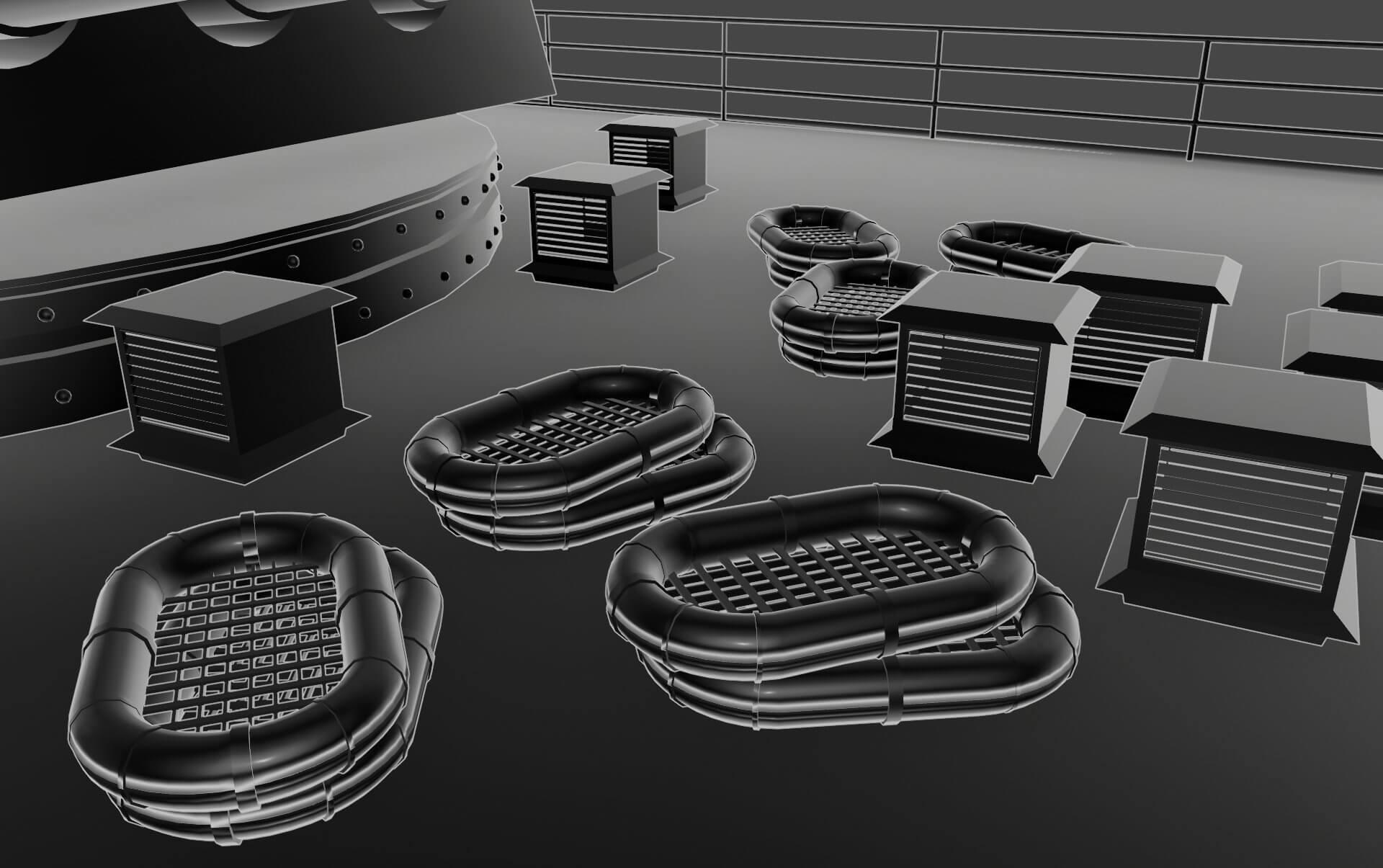 Warship - 3D Model by targetteam