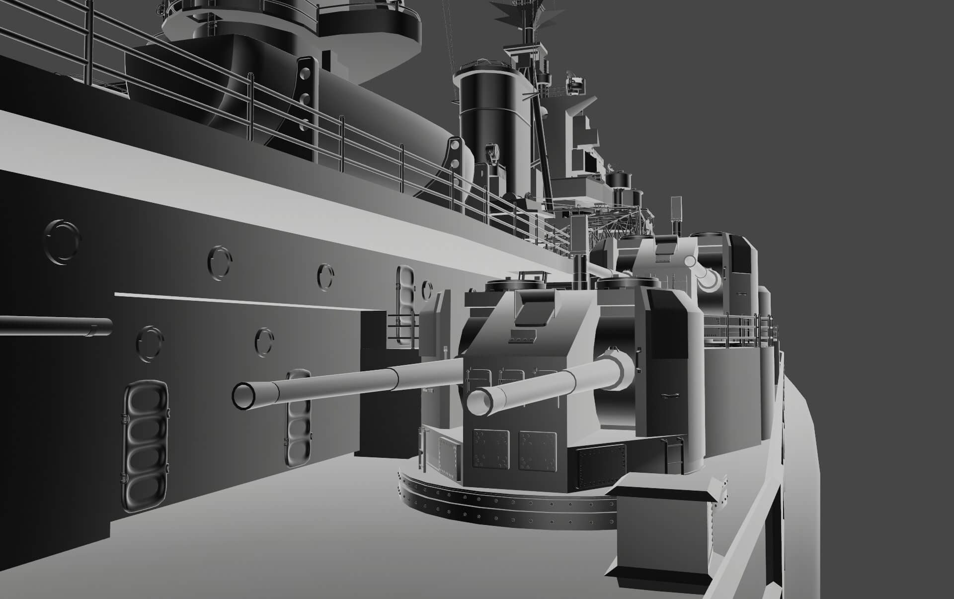 Warship - 3D Model by targetteam