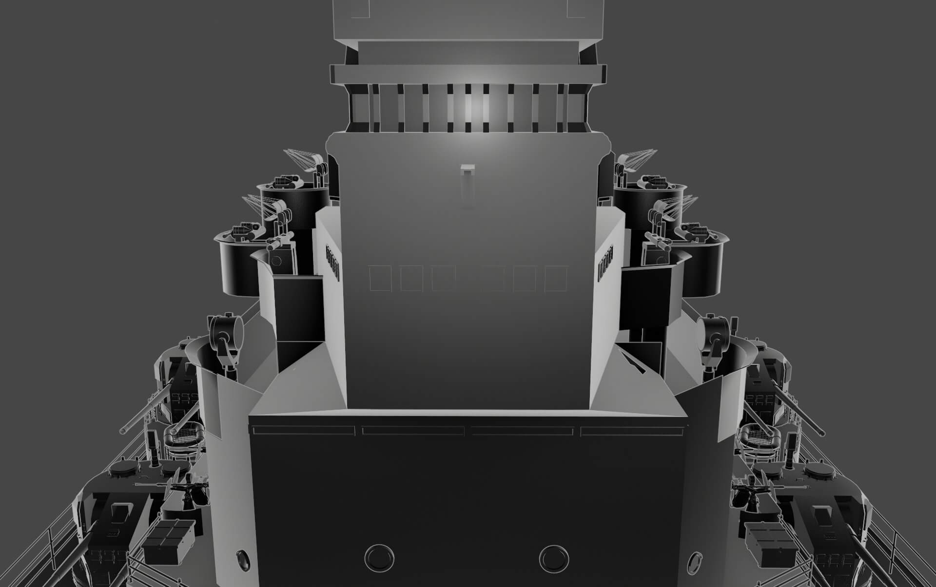 Warship - 3D Model by targetteam