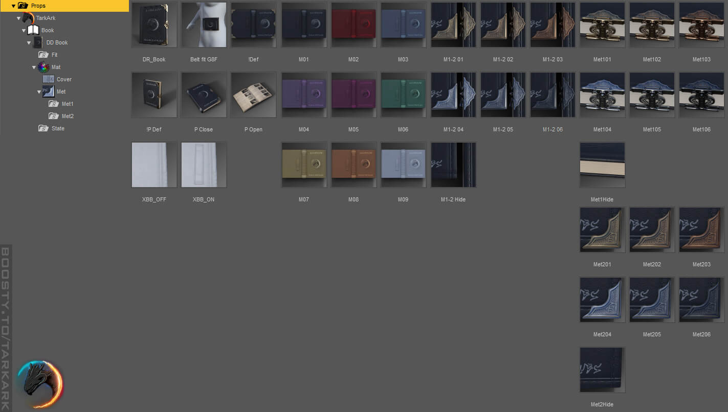 (TA) DD Book - Daz Content by Tark_Ark