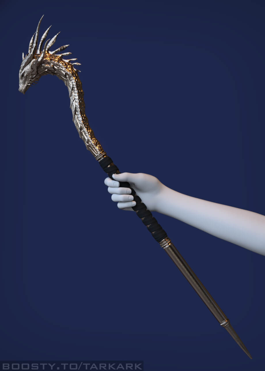Skyrim Dragon Staff