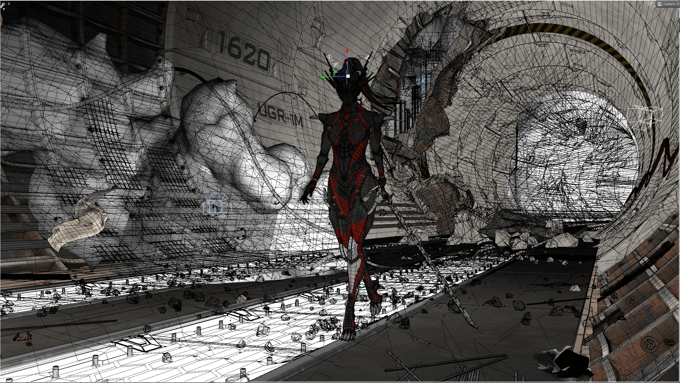 Cyberhunt 3D Render, Digital Art by Tark_Ark