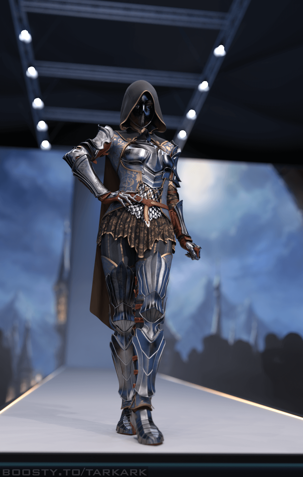 Daer Armor for Genesis 8 and 8.1 Female 3D Render by Tark_Ark