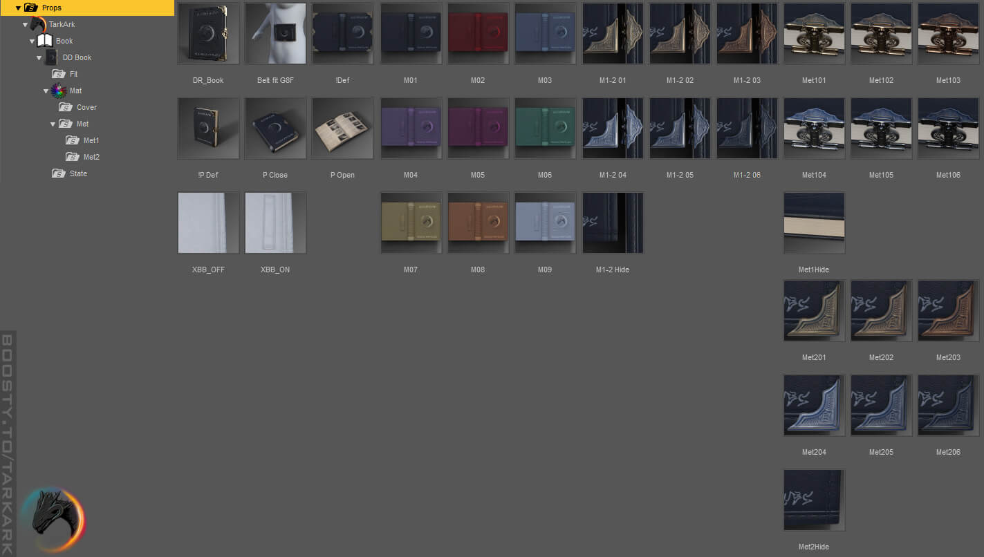 DD Book 3D Render, Digital Art by Tark_Ark