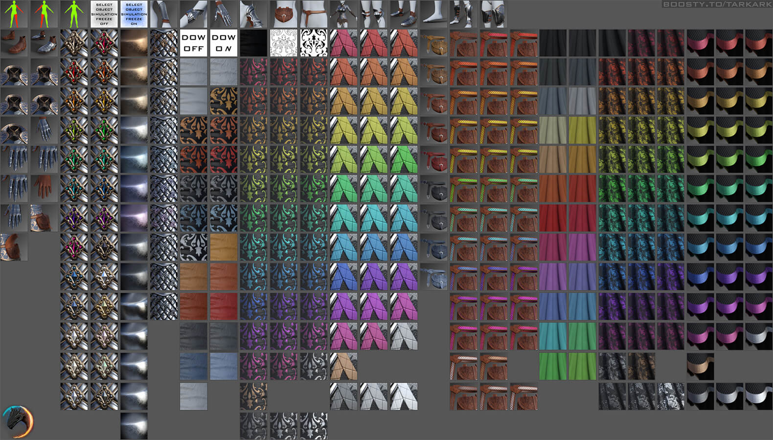 (TA) Daer Armor for Genesis 8 and 8.1 Female - Daz Content by Tark_Ark