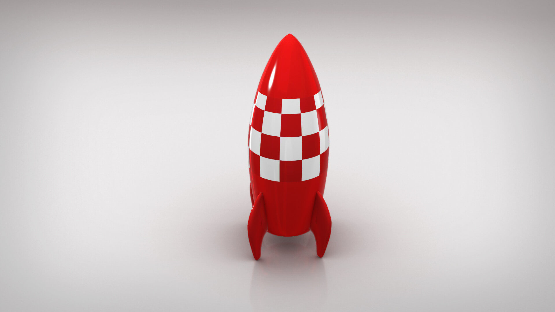 Cartoon Rocket Low Poly - 3D Model by Tassos Kotsiras
