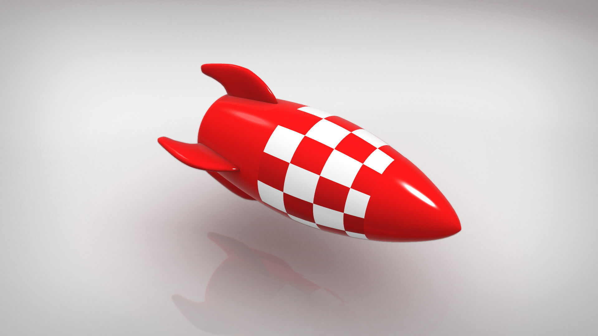 Cartoon Rocket Low Poly - 3D Model by Tassos Kotsiras