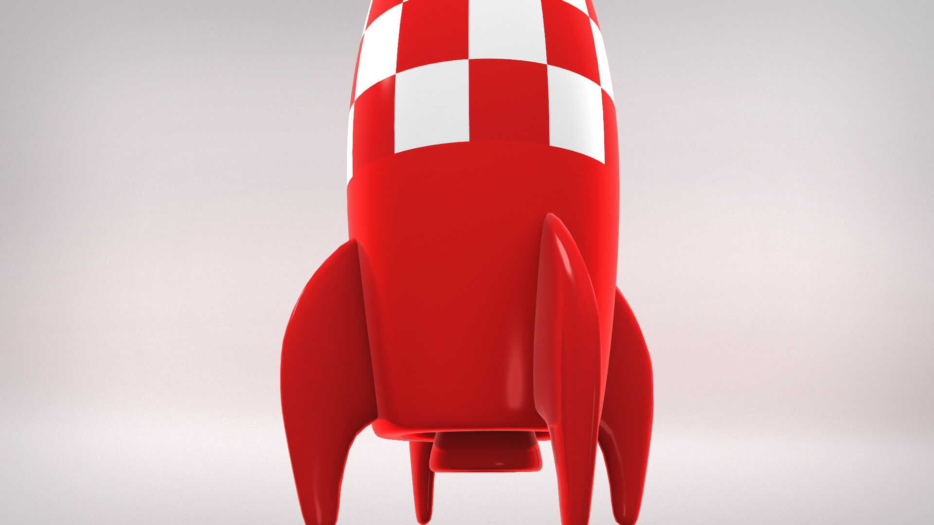 Cartoon Rocket Low Poly - 3D Model by Tassos Kotsiras