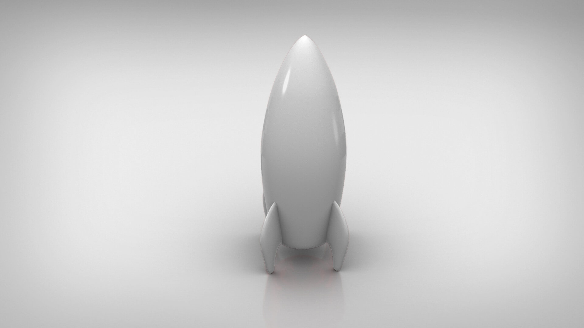 Cartoon Rocket Low Poly - 3D Model by Tassos Kotsiras