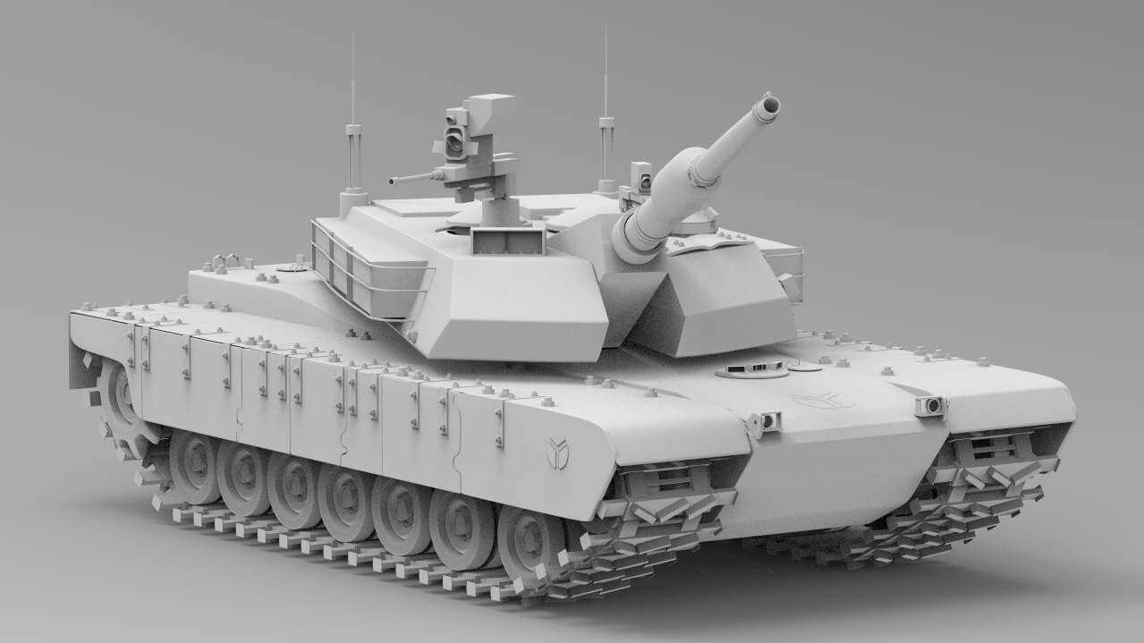 Abrams Tank - 3D Model by Tatenda