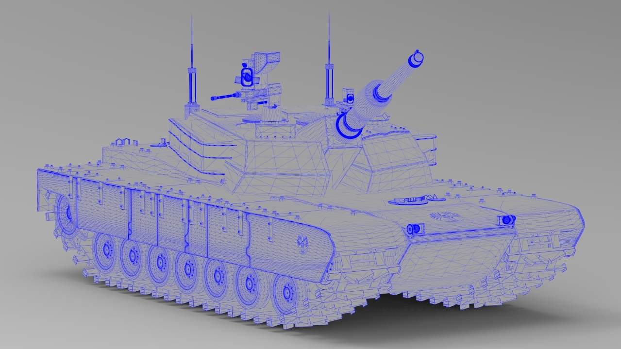Abrams Tank - 3D Model by Tatenda