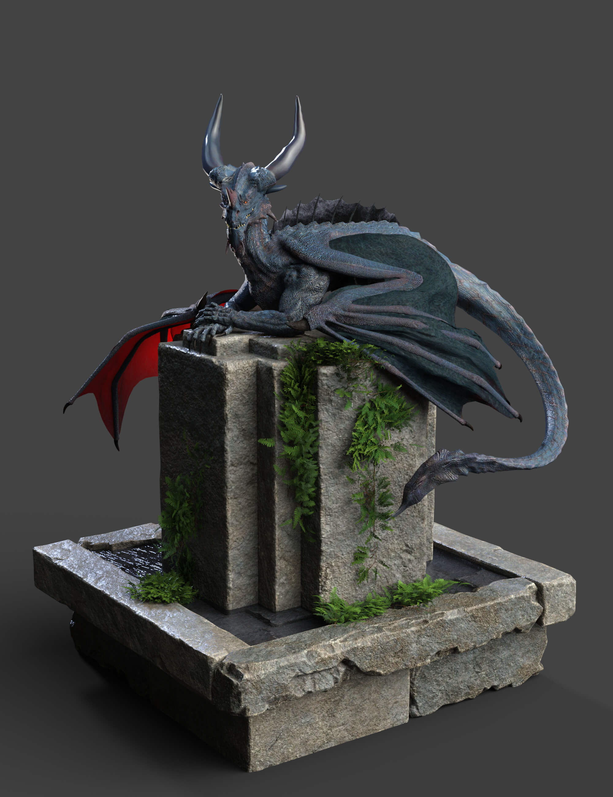 Dynamic Dragon Poses - Daz Content by taterpot