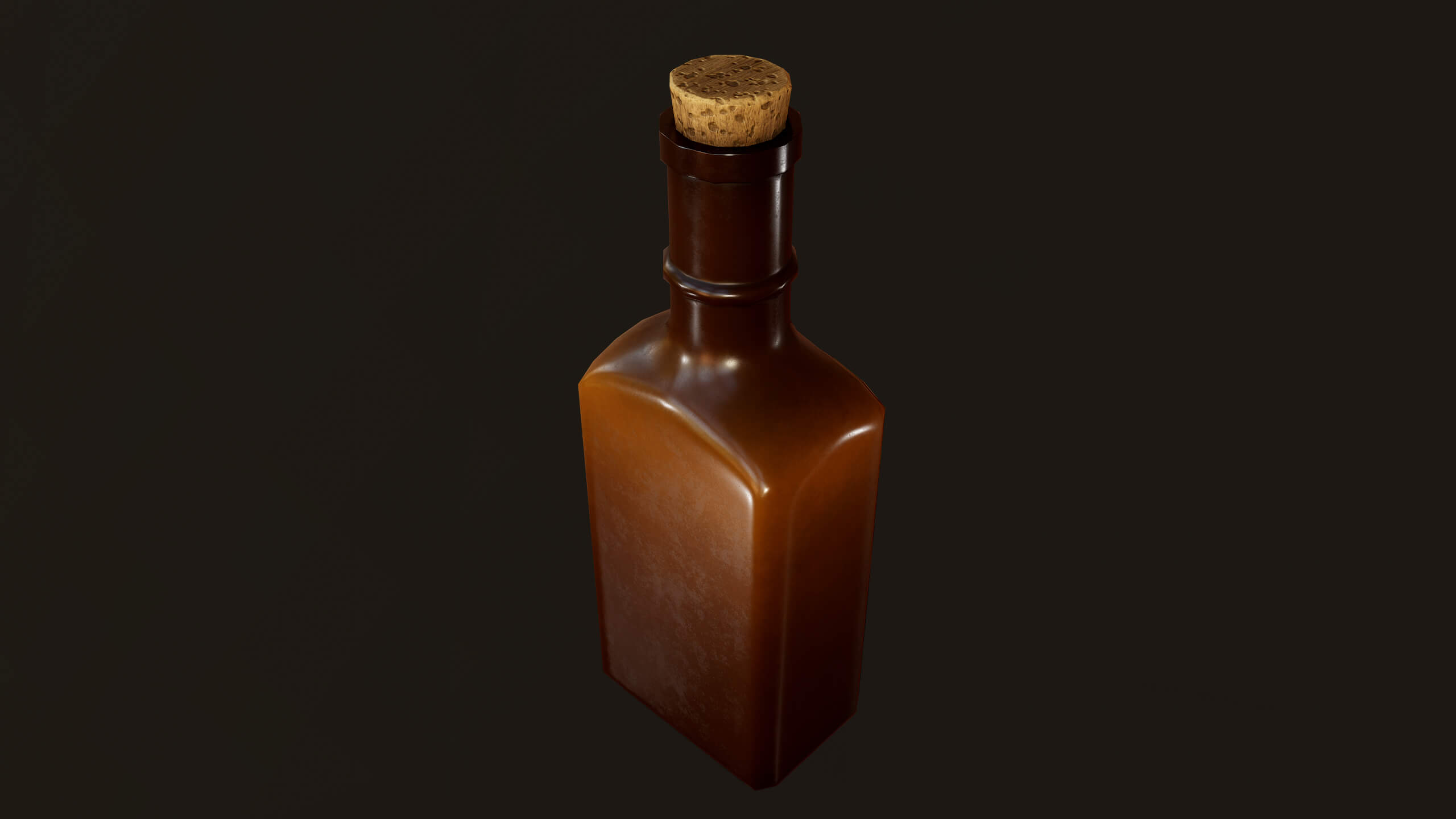 Antique Poison Bottle - 3D Model by Tatiana Gladkaya
