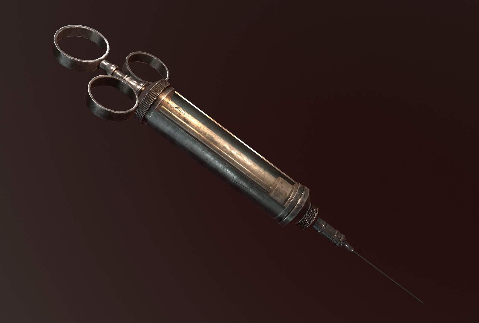 Antique Syringe - 3D Model by Tatiana Gladkaya