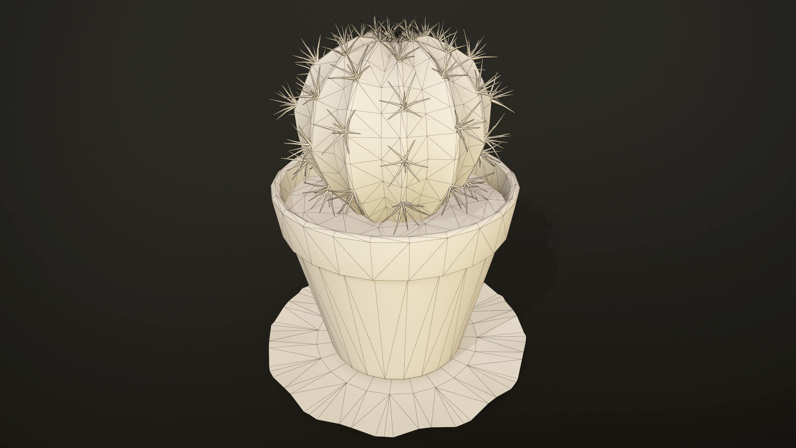 Cactus Plant 02 - 3D Model by Tatiana Gladkaya