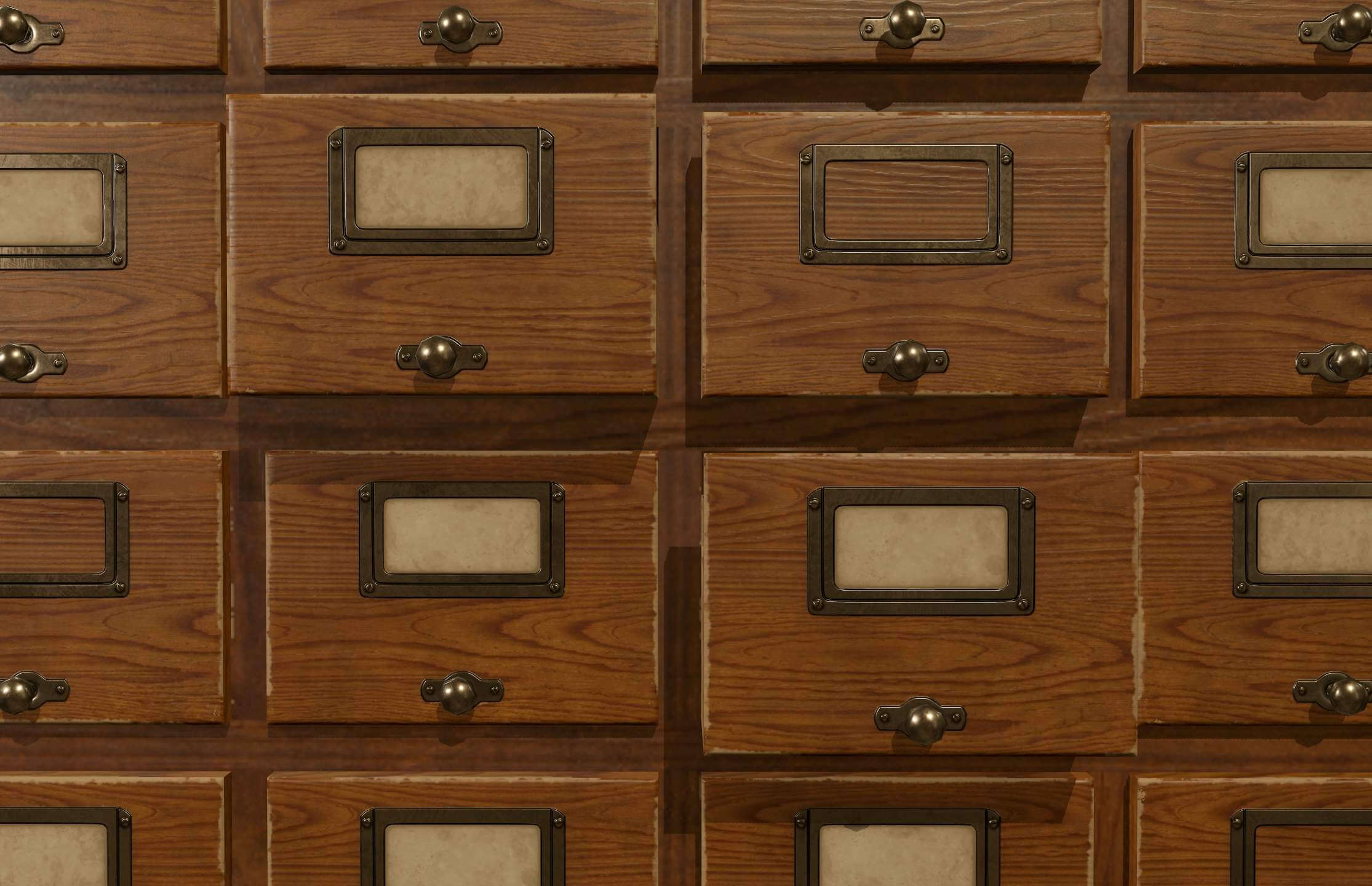 Card File Cabinet - 3D Model by Tatiana Gladkaya