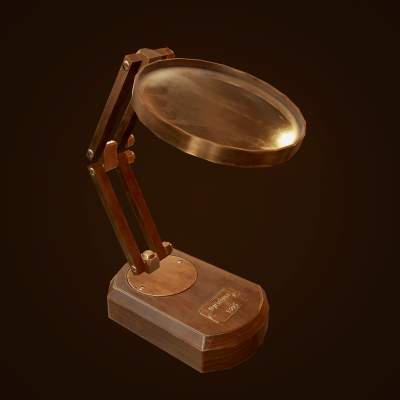 Magnifying Glass - 3D Model by Tatiana Gladkaya