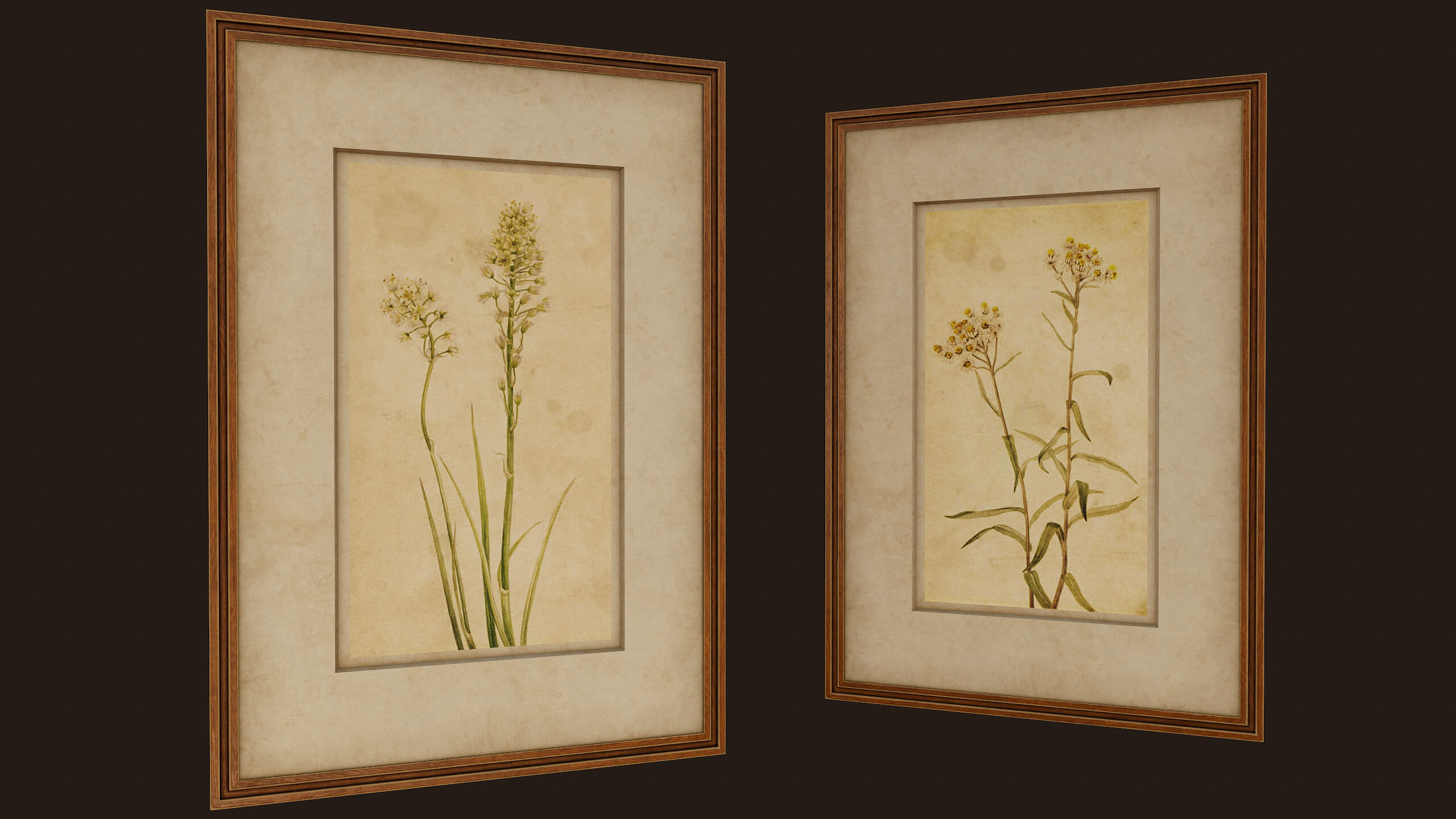 Old Picture Frames - 3D Model by Tatiana Gladkaya