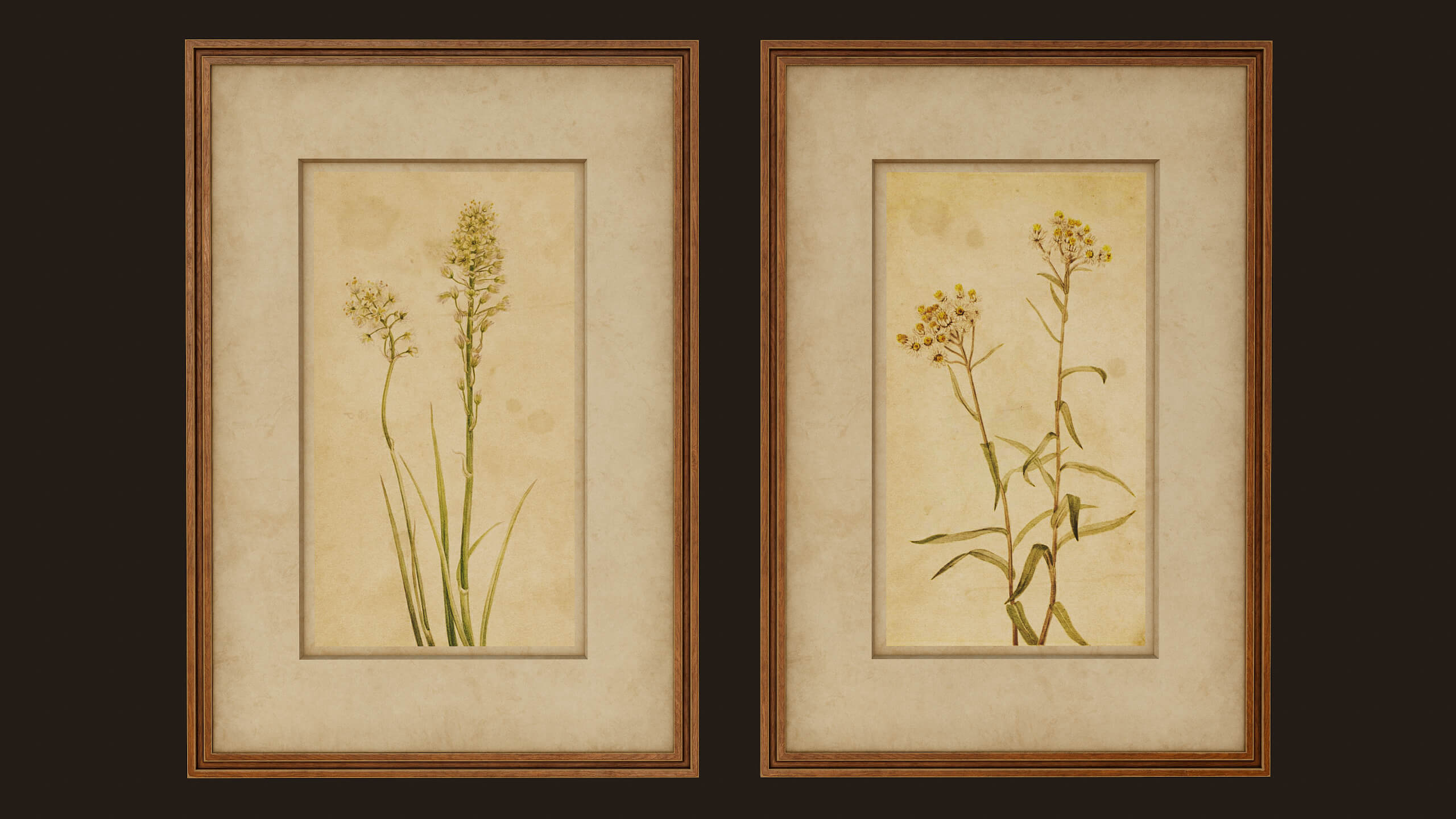 Old Picture Frames - 3D Model by Tatiana Gladkaya
