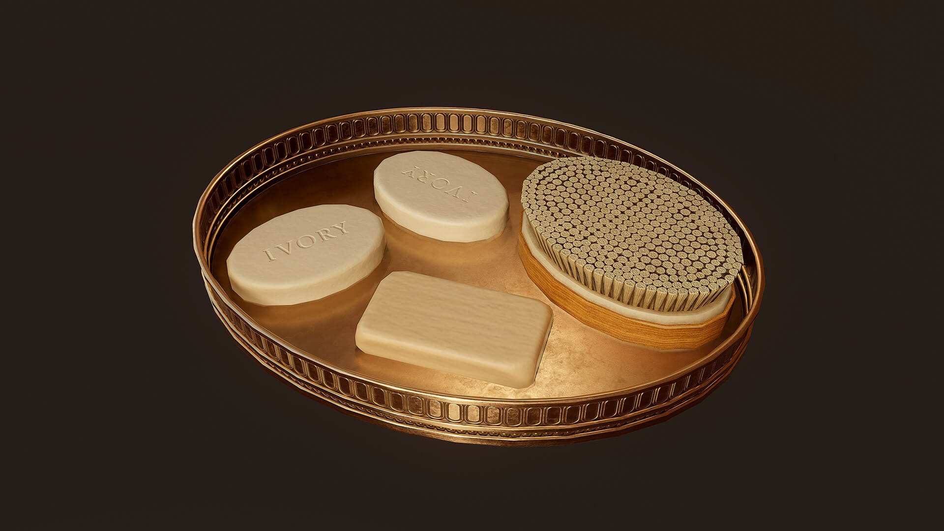 Victorian Bathroom Props Pack - 3D Model by Tatiana Gladkaya