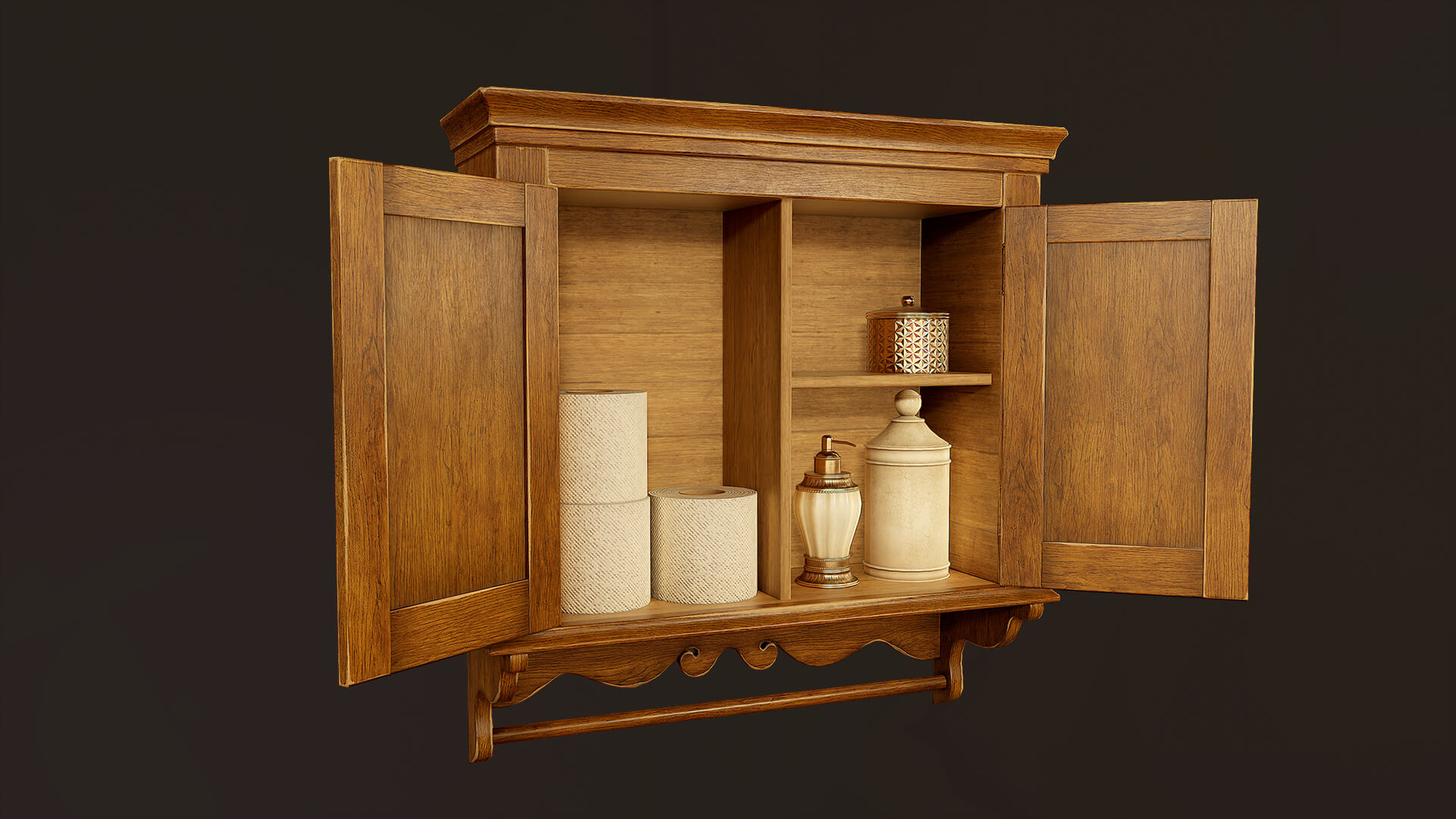 Victorian Bathroom Props Pack - 3D Model by Tatiana Gladkaya