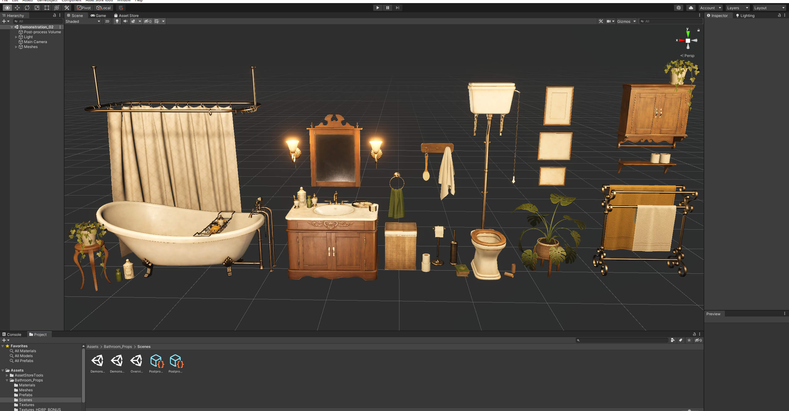 Victorian Bathroom Props Pack - 3D Model by Tatiana Gladkaya