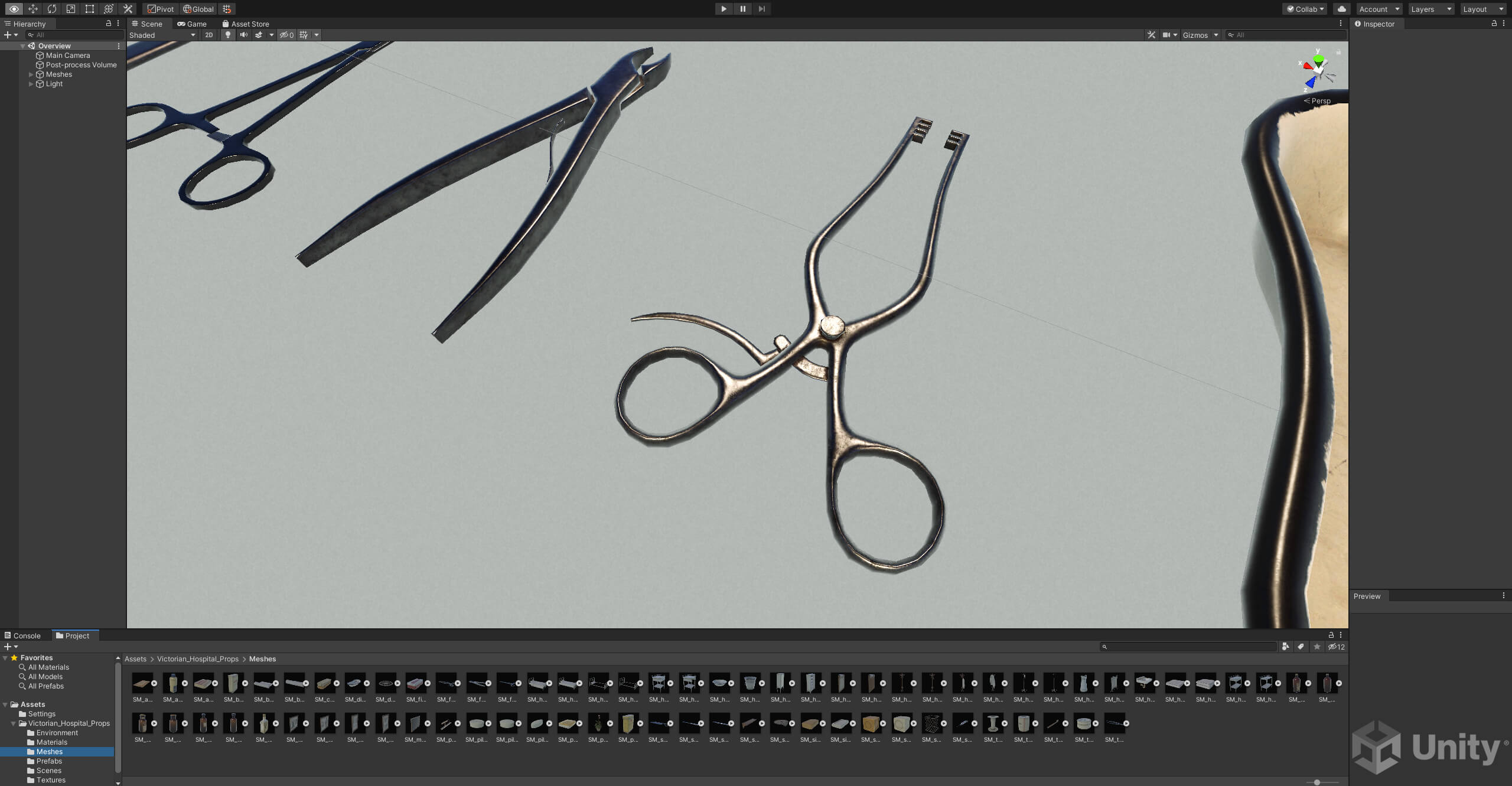 Victorian Hospital Props Pack - 3D Model by Tatiana Gladkaya