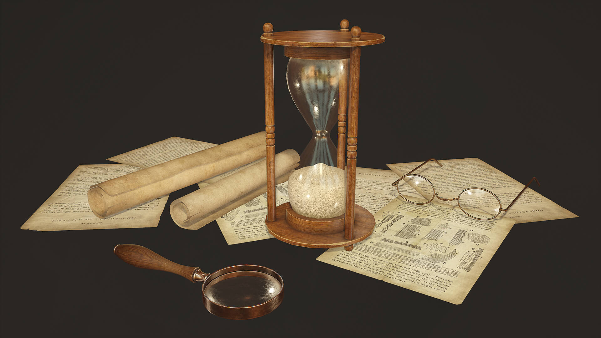 Victorian Laboratory Props Pack - 3D Model by Tatiana Gladkaya