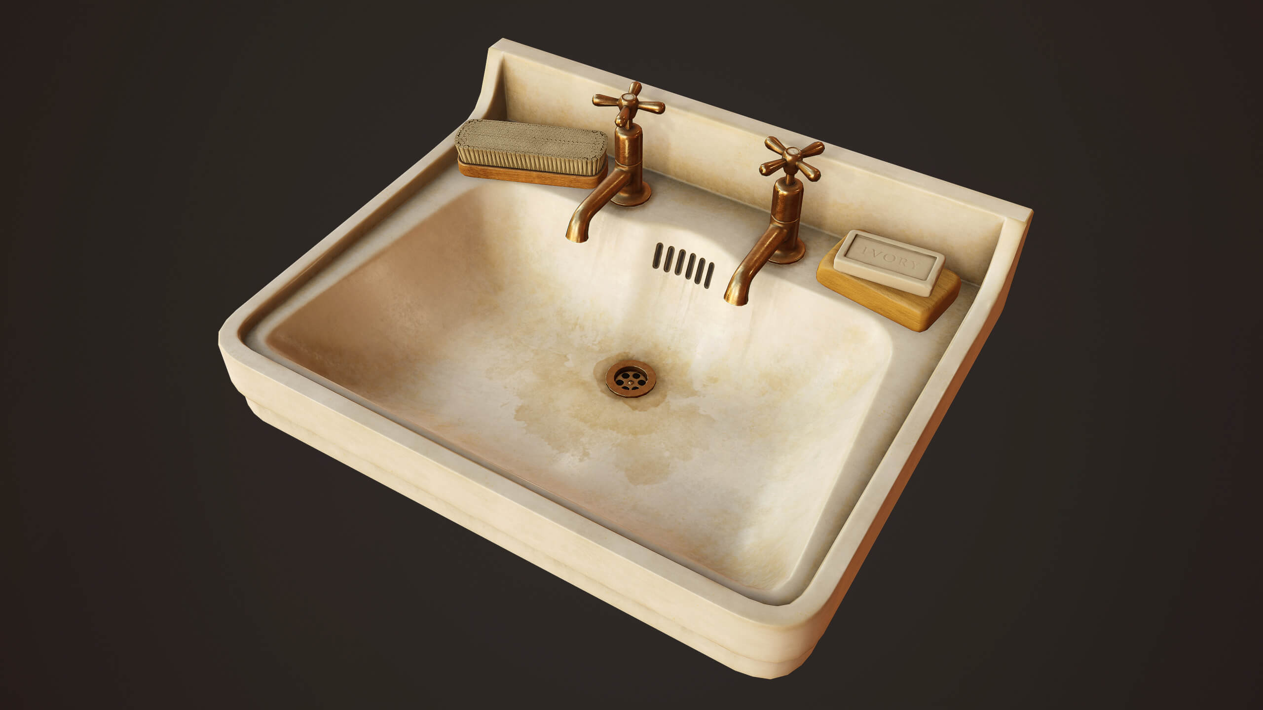 Victorian Sink and Bath Props - 3D Model by Tatiana Gladkaya