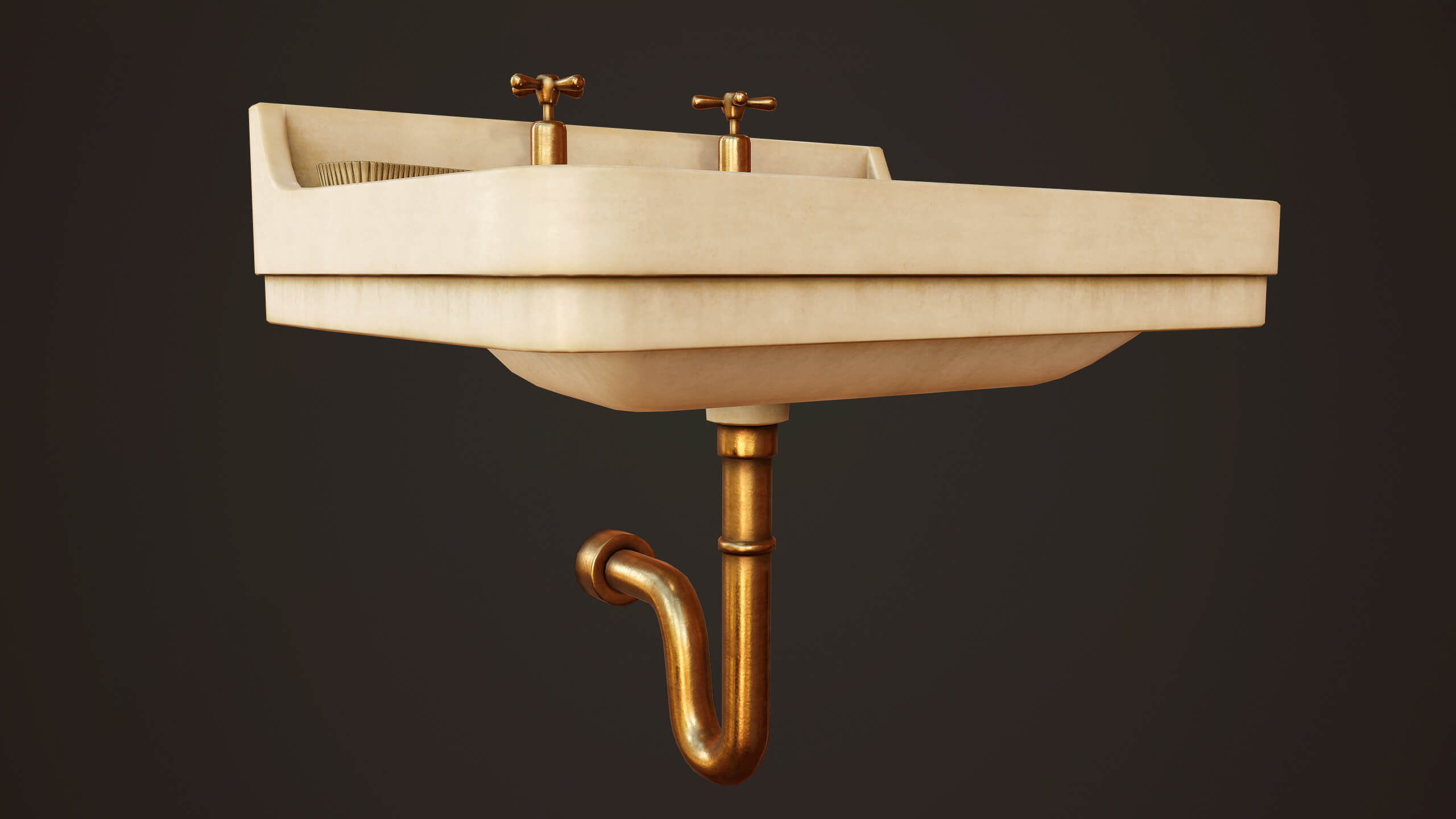 Victorian Sink and Bath Props - 3D Model by Tatiana Gladkaya
