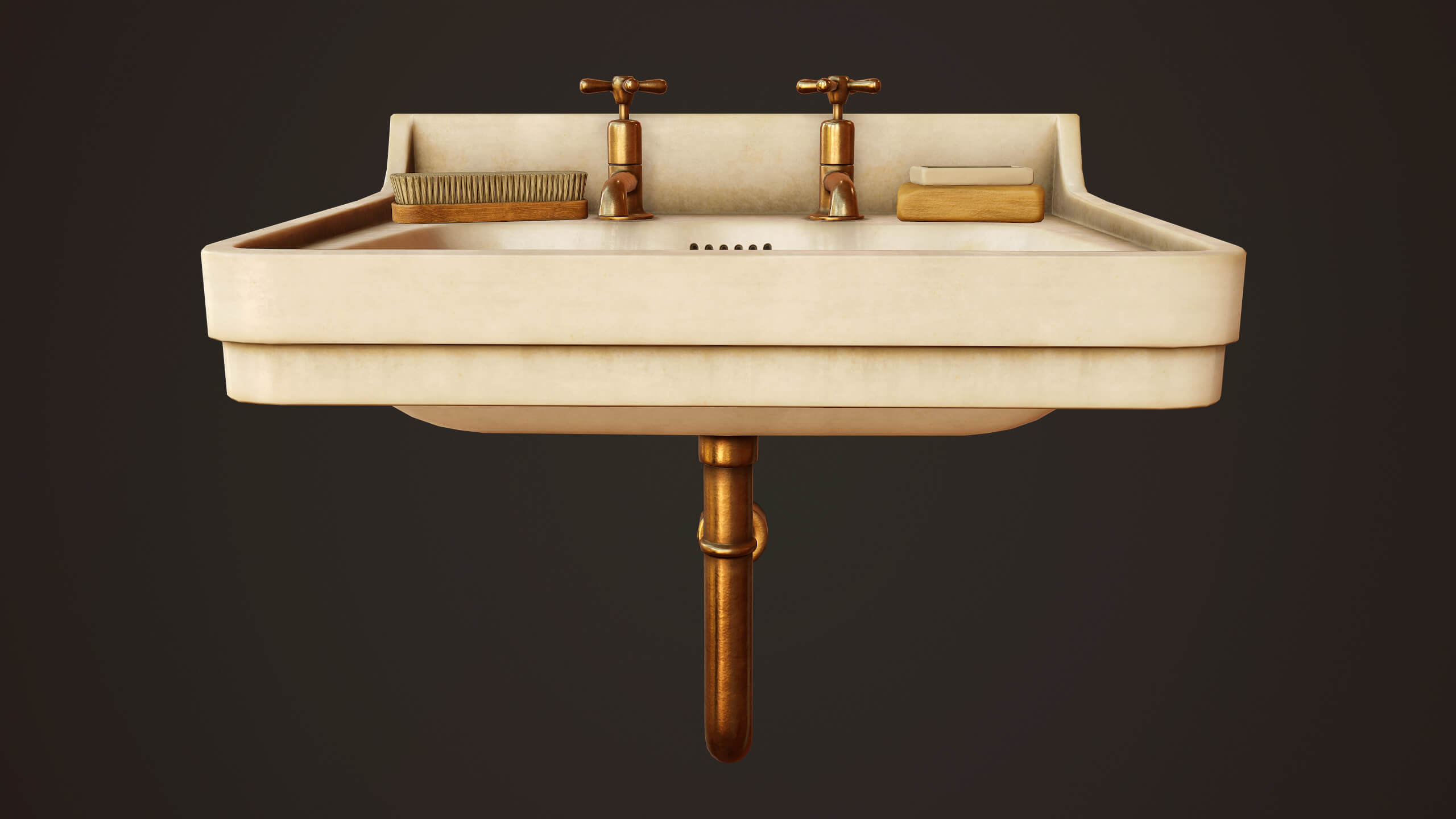 Victorian Sink and Bath Props - 3D Model by Tatiana Gladkaya