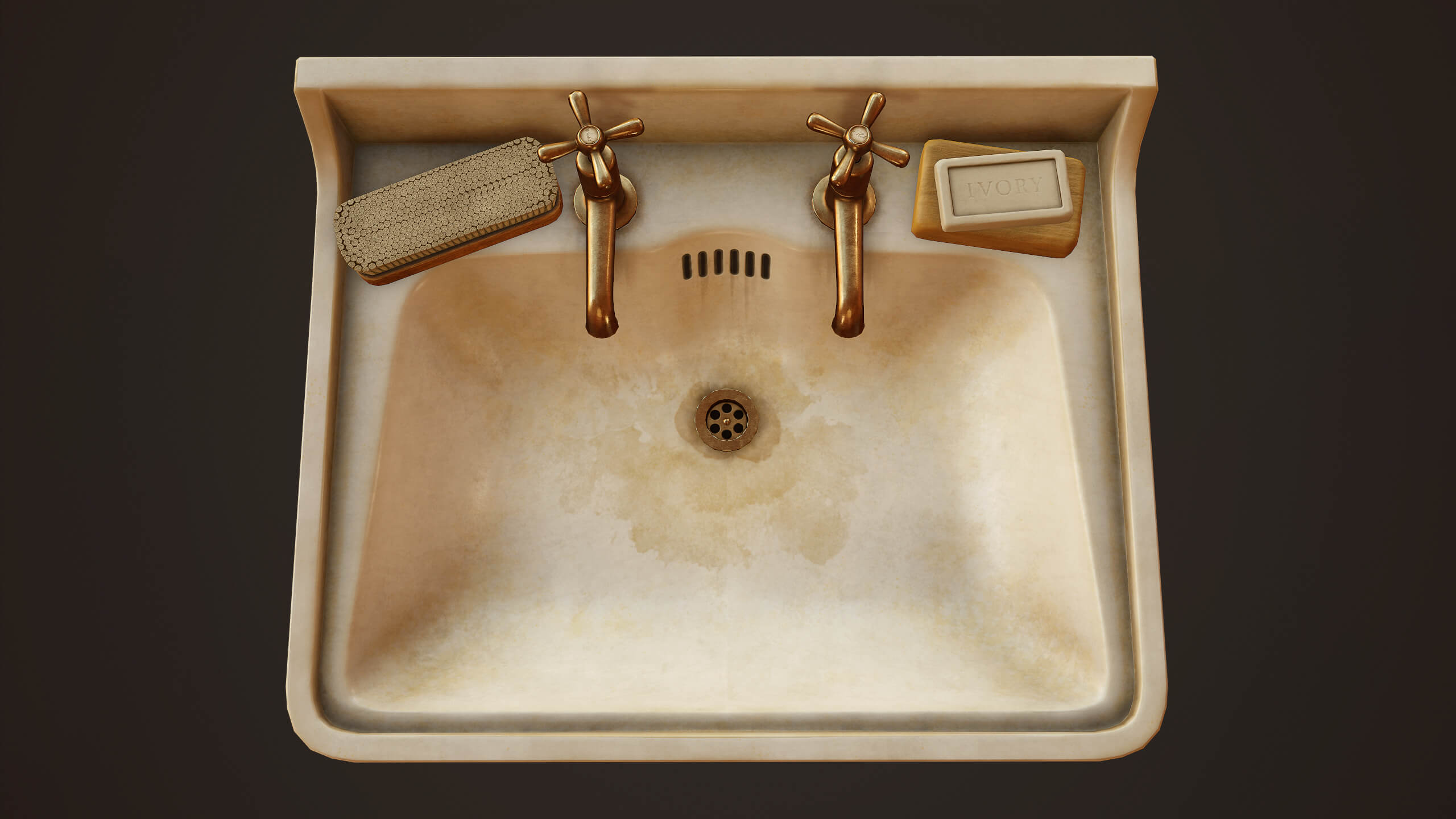 Victorian Sink and Bath Props - 3D Model by Tatiana Gladkaya