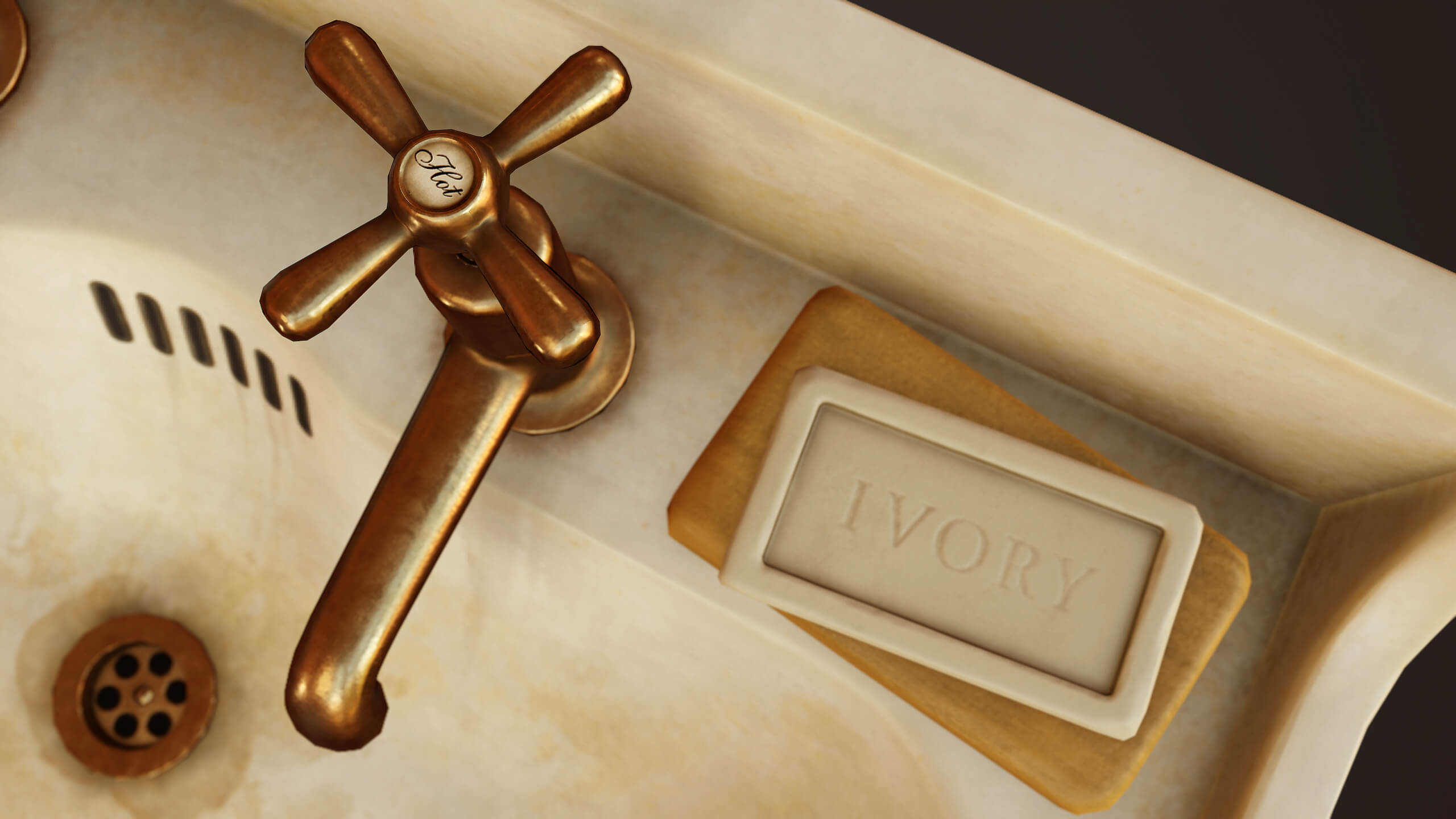 Victorian Sink and Bath Props - 3D Model by Tatiana Gladkaya