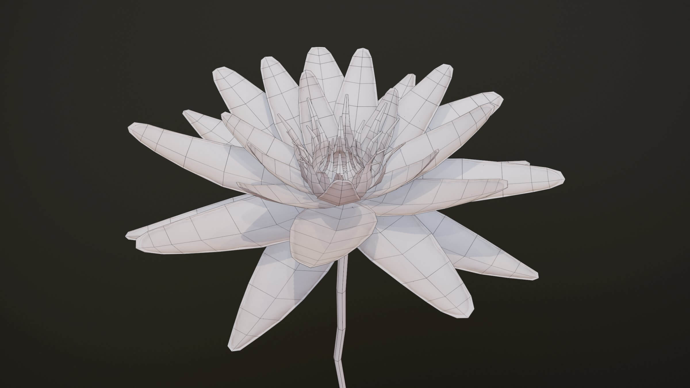 Water Lilies - 3D Model by Tatiana Gladkaya